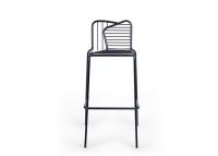 China Contemporary Black Wire Counter Stool Space Saving DuPont Galvanized Powder Coating for sale