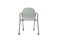 China Impact Resistance Fabric Conference Chair 570 * 520 * 790mm Metal Base Anti Rust for sale