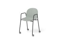 China Impact Resistance Fabric Conference Chair 570 * 520 * 790mm Metal Base Anti Rust for sale