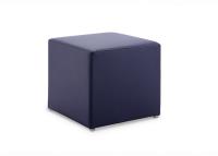 China Modern Fabric Cube Ottoman Square Upholstered Stool 400 * 390mm For Office And Cafe for sale