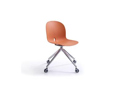 China Lightweight Modern Conference Chair Rotating Chair Aluminum Base Swivel Office Chair for sale