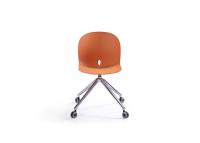 China Lightweight Modern Conference Chair Rotating Chair Aluminum Base Swivel Office Chair for sale