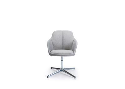 China Swivel Fabric Conference Armchair Auto Return Polished Office Meeting Chairs for sale
