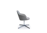 China Swivel Fabric Conference Armchair Auto Return Polished Office Meeting Chairs for sale