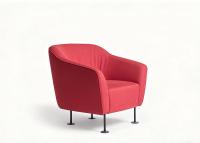 China Ergonomic Fabric Single Sofa Armchair 870 * 800mm Rust Resistance Customization for sale
