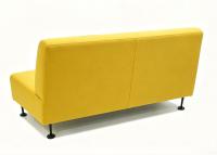 China Yellow Modern Armless Sectional Sofa Middle One Stable For Office Hotel Lounge for sale