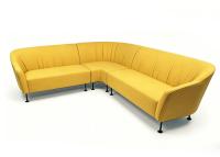 China Elegant Indoor Commercial Sofa Fabric Right Sectional Sofa Eco Friendly for sale