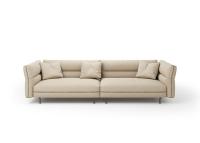 China Modern Commercial Sofa Microfiber PU Leather Sectional Sofa For Living Room for sale