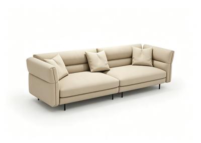 China Modern Commercial Sofa Microfiber PU Leather Sectional Sofa For Living Room for sale