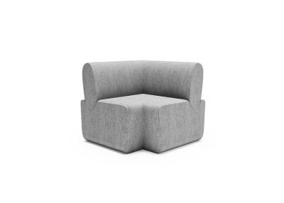 China Fabric 90 ° Corner Modern Commercial Sofa Modern Modular Couch For Office Cafe for sale