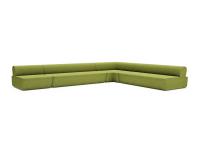China Fabric 90 ° Corner Modern Commercial Sofa Modern Modular Couch For Office Cafe for sale