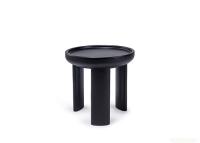 China Commercial Black Fiberglass Coffee Table Stylish Design For Hotel Lounge for sale