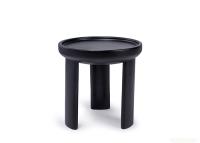China Commercial Black Fiberglass Coffee Table Stylish Design For Hotel Lounge for sale
