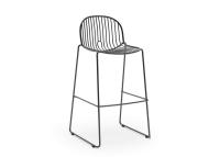 China Stackable Metal Wire Bar Stool Patio Chair Minimalist Stylish For Cafe Bar for sale