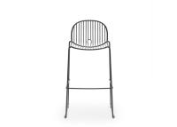China Stackable Metal Wire Bar Stool Patio Chair Minimalist Stylish For Cafe Bar for sale