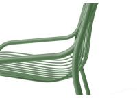 China Stackable Outdoor Chair And Table Commercial Bistro Restaurant Metal Mesh Patio Chair for sale