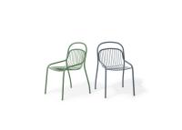 China Stackable Outdoor Chair And Table Commercial Bistro Restaurant Metal Mesh Patio Chair for sale
