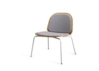 China Stackable Ash Commercial Lounge Chair High Stability Fabric Accent Chair for sale