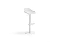 China Commercial Grey Modern Swivel Counter Stools 430 * 430mm For Coffee Shops for sale