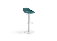 China Commercial Grey Modern Swivel Counter Stools 430 * 430mm For Coffee Shops for sale