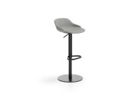 China Adjustable Commercial Swivel Bar Stool Metal Base For Restaurants Hotel Lounges for sale