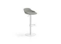 China Adjustable Commercial Swivel Bar Stool Metal Base For Restaurants Hotel Lounges for sale