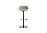 China Adjustable Commercial Swivel Bar Stool Metal Base For Restaurants Hotel Lounges for sale