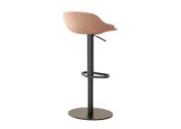 China Adjustable Commercial Swivel Bar Stool Metal Base For Restaurants Hotel Lounges for sale