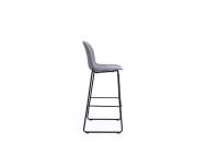 China Comfortable PP Fabric Bar Stool Corrosion Resistance Metal Frame For Hotel Lobby Bars for sale