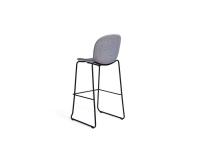 China Comfortable PP Fabric Bar Stool Corrosion Resistance Metal Frame For Hotel Lobby Bars for sale
