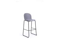 China Comfortable PP Fabric Bar Stool Corrosion Resistance Metal Frame For Hotel Lobby Bars for sale