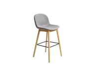 China Fixed Height 1080mm Contemporary Bar Stools Stable With Ash Wood Legs for sale