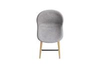 China Fixed Height 1080mm Contemporary Bar Stools Stable With Ash Wood Legs for sale