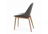 China Modern Style Upholstered Dining Chair With Rose Gold Stainless Steel Frame for sale