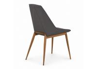 China Modern Style Upholstered Dining Chair With Rose Gold Stainless Steel Frame for sale