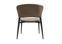 China Microfiber Commercial Lounge Chair Brown Leather Accent Chair For Hotel Home for sale