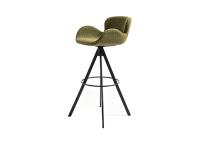 China Swivel Bar Stool And Table Upholstered Commercial Bar Stool Bentwood Metal Legs For Bistro for sale