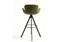 China Swivel Bar Stool And Table Upholstered Commercial Bar Stool Bentwood Metal Legs For Bistro for sale
