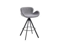 China Swivel Bar Stool And Table Upholstered Commercial Bar Stool Bentwood Metal Legs For Bistro for sale