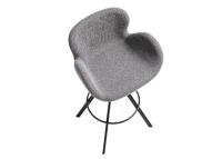 China Swivel Bar Stool And Table Upholstered Commercial Bar Stool Bentwood Metal Legs For Bistro for sale