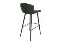 China Fabric PU Bar Stool And Table Upholstered Counter Chair Metal Base For Executive Lounge for sale