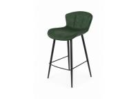 China Fabric PU Bar Stool And Table Upholstered Counter Chair Metal Base For Executive Lounge for sale
