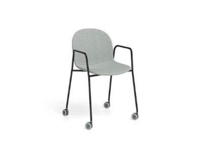 China Impact Resistance Fabric Conference Chair 570 * 520 * 790mm Metal Base Anti Rust for sale