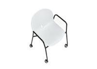 China Minimalist Silhouette Stackable Training Room Chairs Ergonomics Comfortable for sale