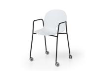 China Minimalist Silhouette Stackable Training Room Chairs Ergonomics Comfortable for sale