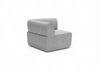 China Fabric 90 ° Corner Modern Commercial Sofa Modern Modular Couch For Office Cafe for sale