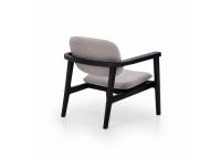 China Ash Wood Commercial Lounge Accent Chair Fabric Cushion For Hotel Office for sale