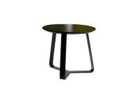 China Commercial Round Nesting Coffee Table Easy Cleaning With Wood Top Metal Base for sale