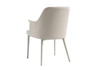 China Firm Microfiber Leather Armchair Chair With Fabric Cushion For Private Dining for sale