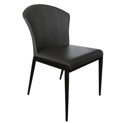 China Modern Upholstered Dining Chair With Fan Backrest For Luxury Hospitality Spaces for sale